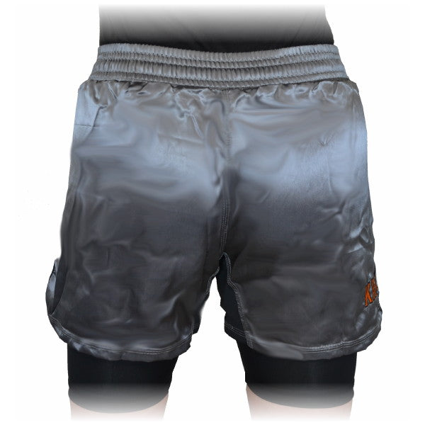 Krav Maga Shorts (women's)- Pro Silver Satin – Krav Wear UK
